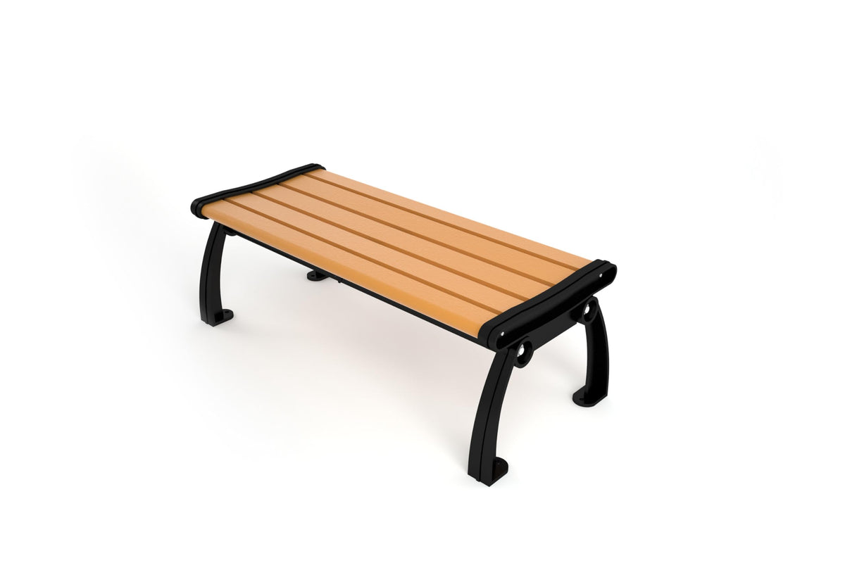 Frog Furnishings Heritage Backless Bench Park Slatted Seats Patio Love ...